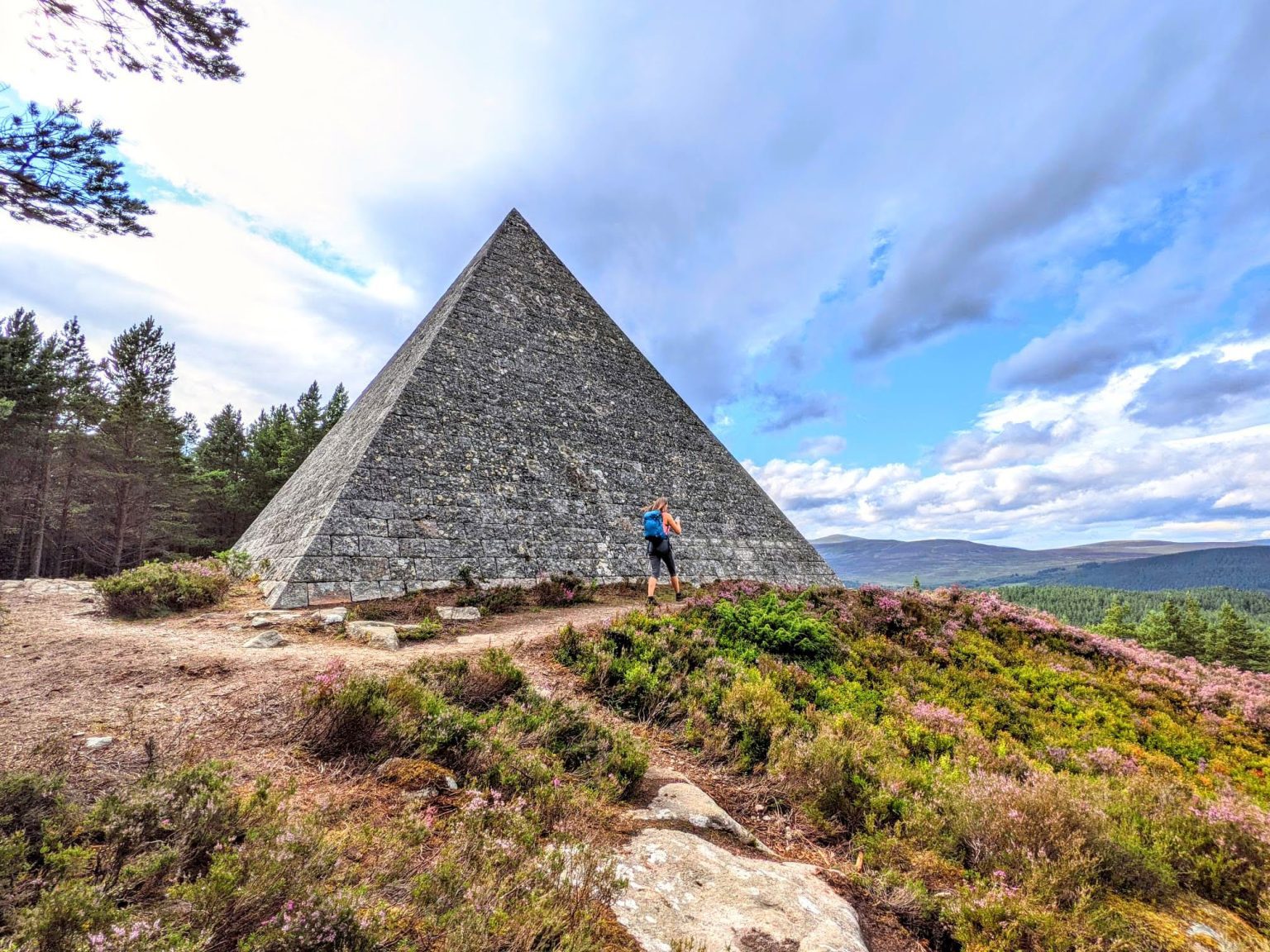 Walk 200 - Prince Albert's Pyramid, Balmoral - 4 miles - Gillian's Walks